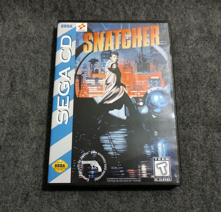 Snatcher Sega CD Reproduction – RetroGrafx16